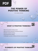 The Power of Positive Thinking (Presentation) | PDF | Optimism | Thought
