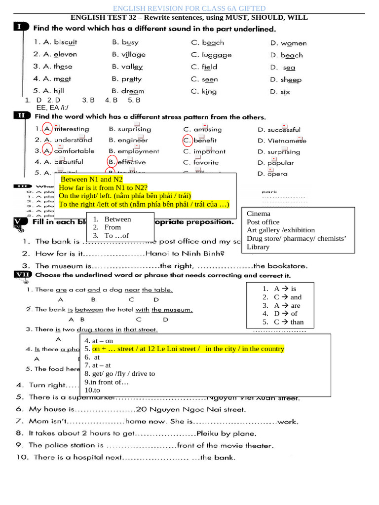 Lesson 32 - Rewrite Sentences With Must - Should - Will | PDF | Chess ...