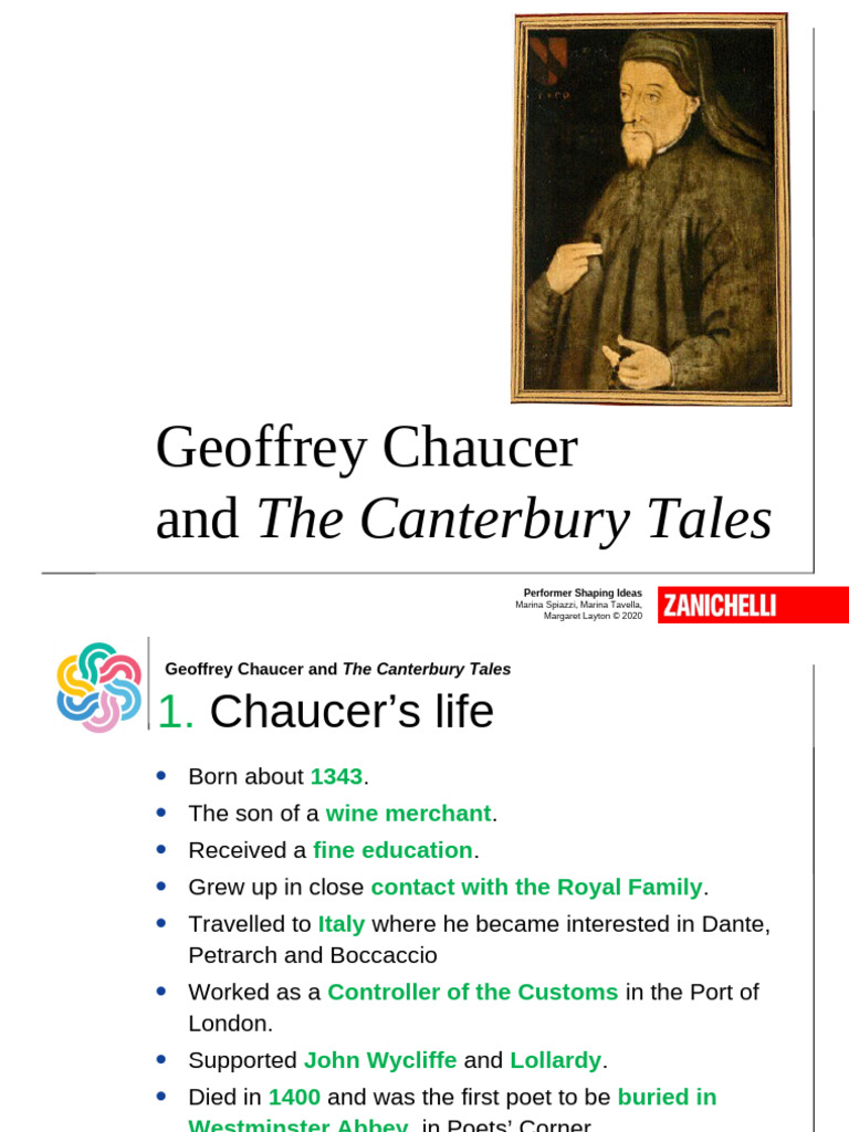 Chaucer's Life and The Canterbury Tales | PDF | The Canterbury Tales