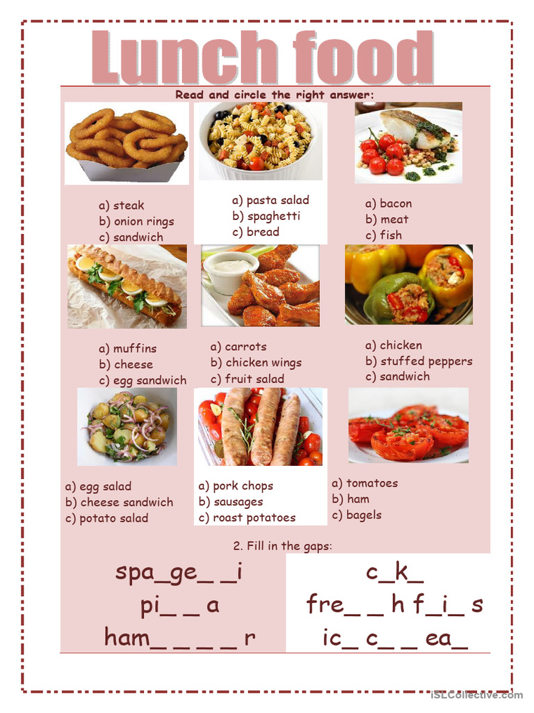 Lunch Food | PDF