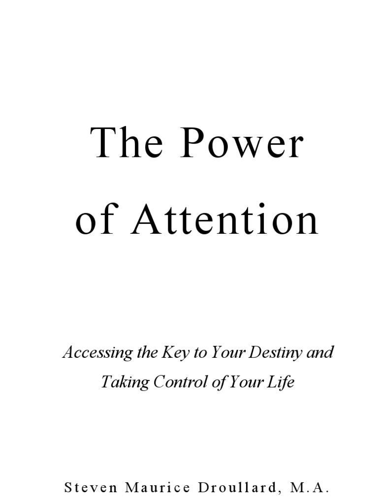 Power of Attention PDF | PDF | Anger | Attention