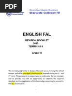 Gr8 Platinum English Fal Workbook | PDF