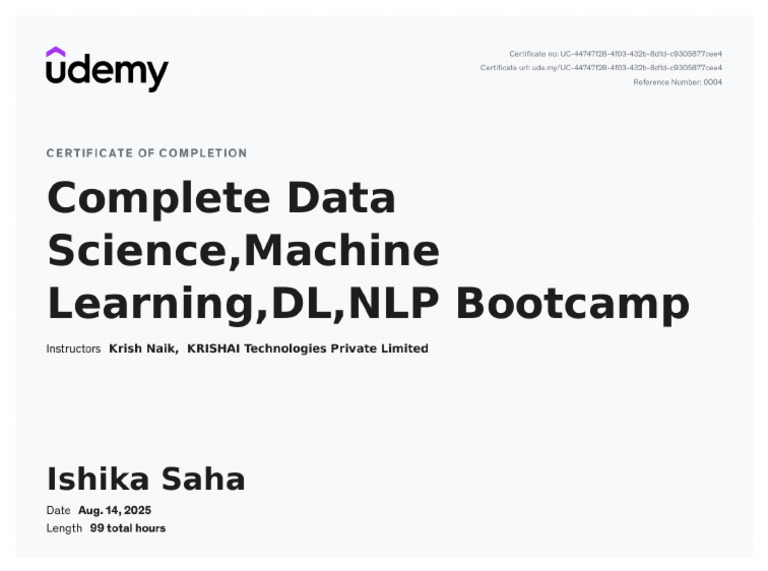 Udemy Data Science | PDF
