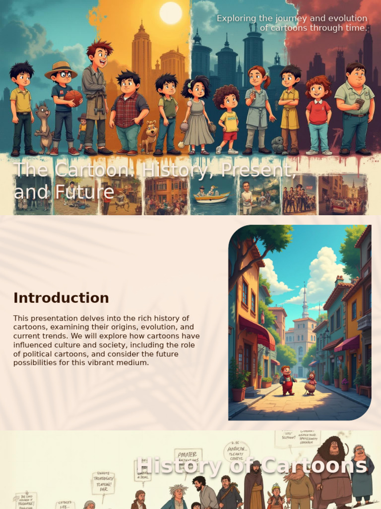 Evolution of Cartoons: Past to Future | PDF | Cartoon | Narrative