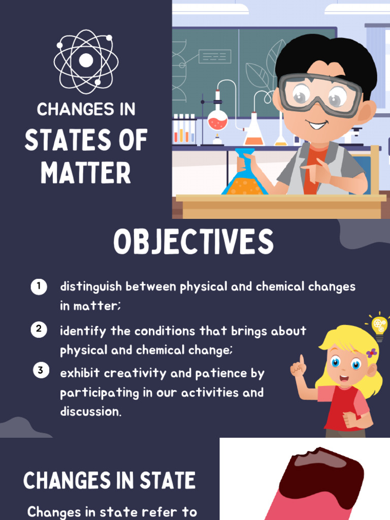 Changes in States of Matter | PDF