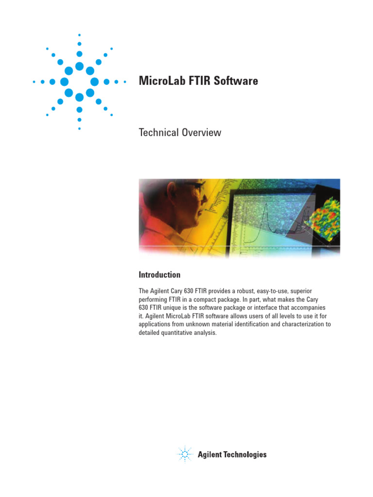 Agilent MicroLab FTIR Software Overview | PDF | Quantitative Research ...