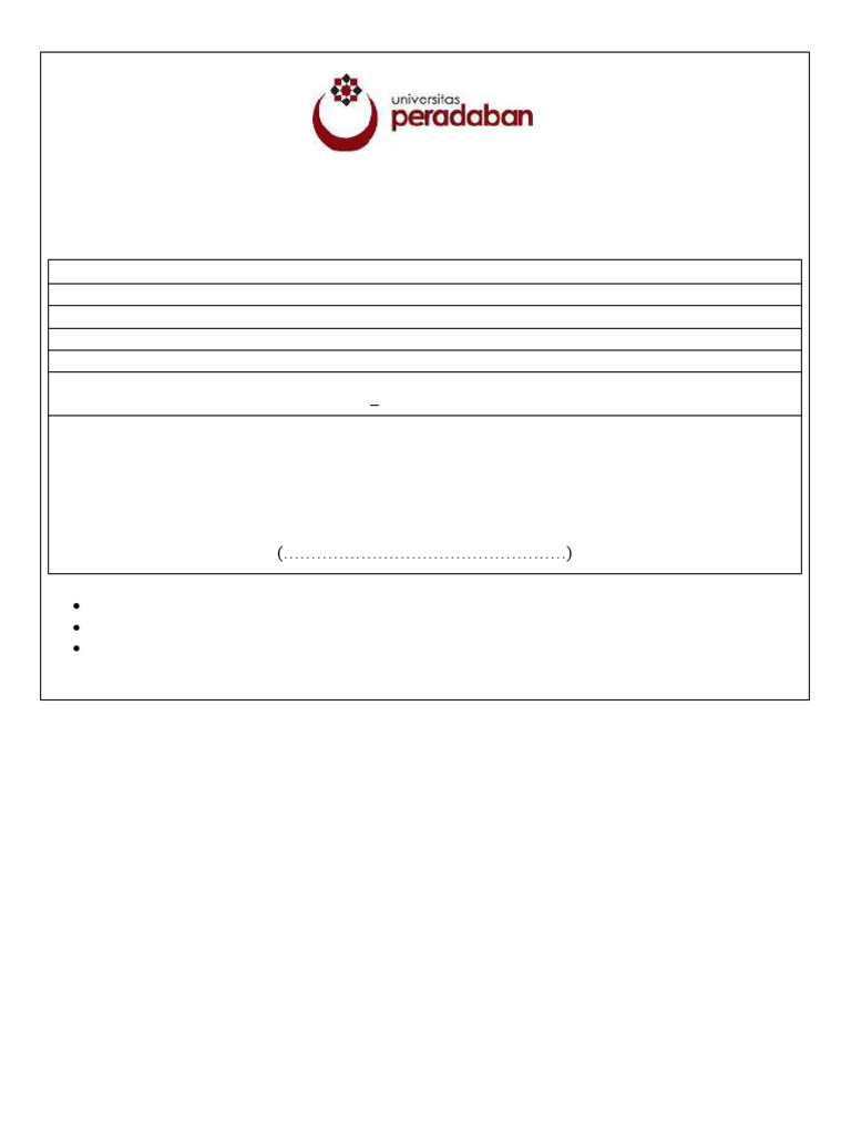 Kartu Tes Islamic Character Building Susulan Termin 1-1 | PDF