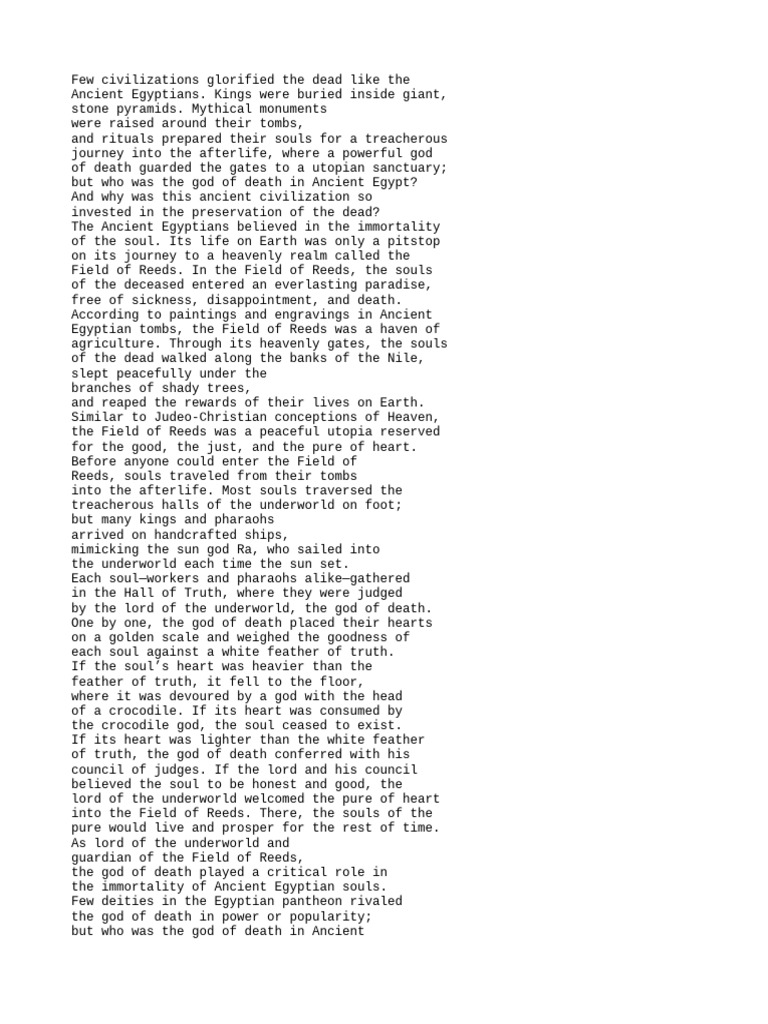 [English] Anubis_ the Egyptian God of Death [DownSub.com] | PDF | Osiris | Ancient Egyptian Religion