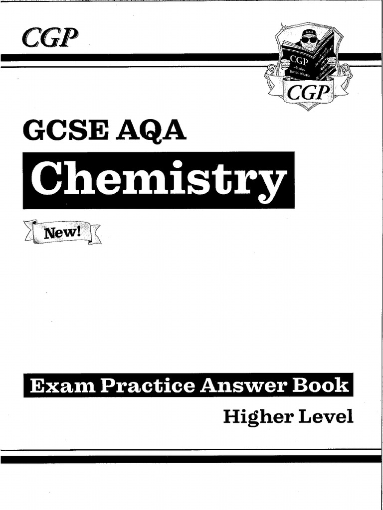 GCSE AQA Chemistry Exam Practice Answer Book Higher Level | PDF