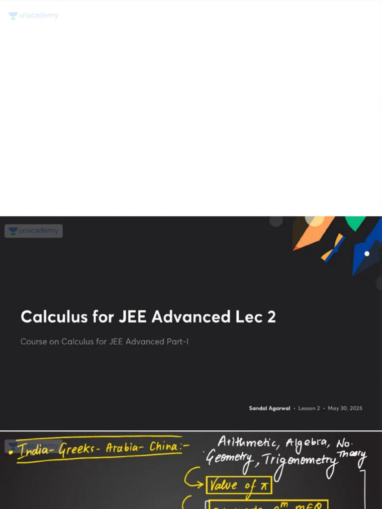 Calculus For JEE Advanced Lec 2 With Anno | PDF