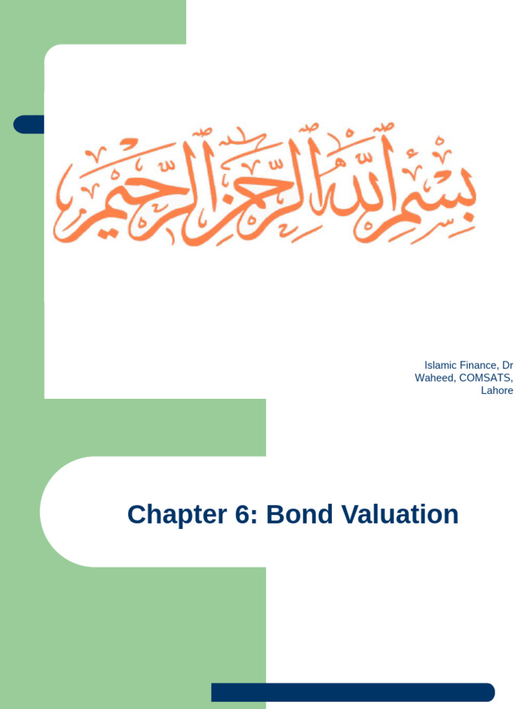 CH 6 - Bond Valuation | PDF | Yield Curve | Bonds (Finance)