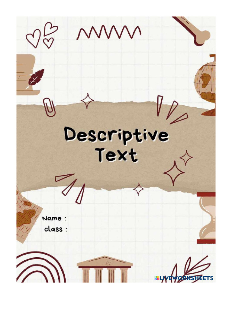 Worksheet Descriptive Text | PDF