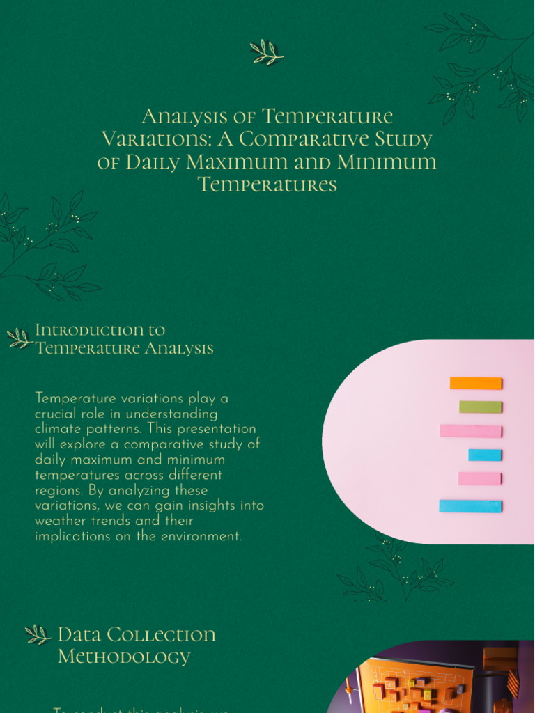 Comparative Study of Temperature Variations | PDF