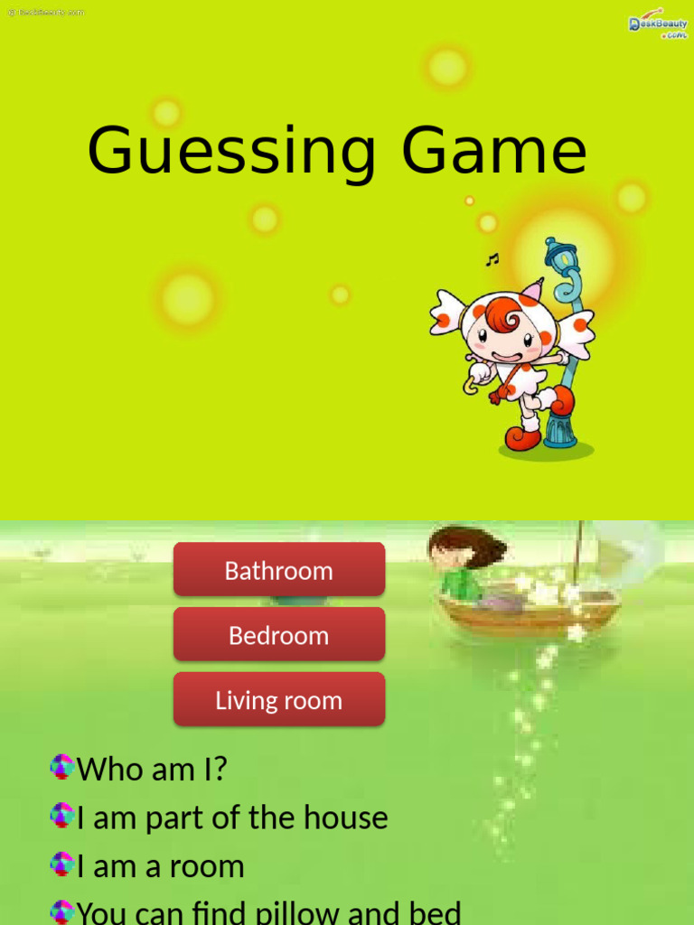 House Room Guessing Game | PDF