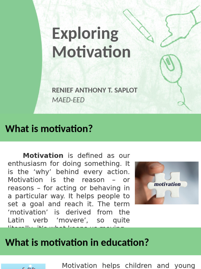 Understanding Motivation in Education | PDF | Motivational | Motivation