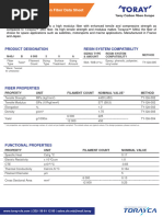 Torayca Carbon T1100G-Technical-Data-Sheet-1 PDF | PDF | Fibers ...