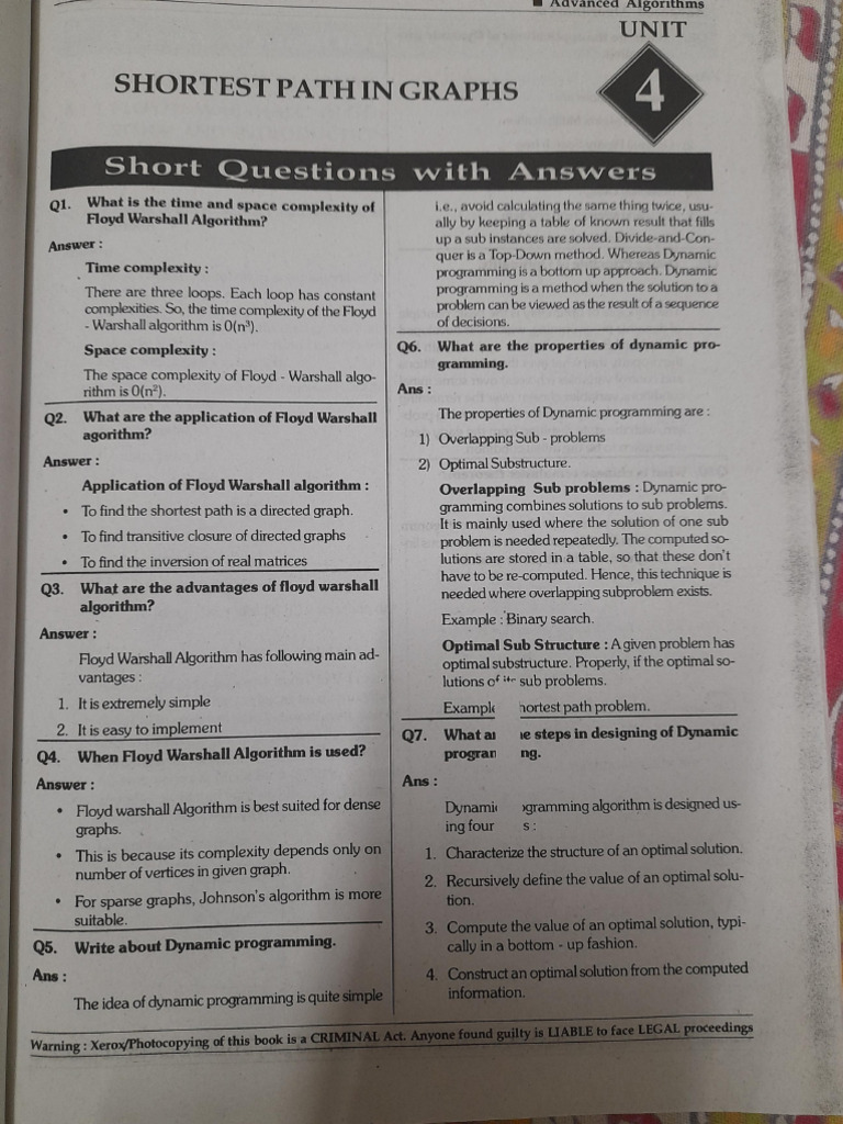 AA 4&5 Units | PDF | Applied Mathematics | Theoretical Computer Science