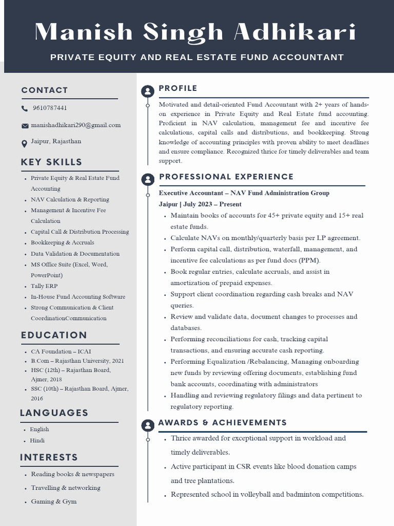 Manish Singh Adhikari | PDF | Business