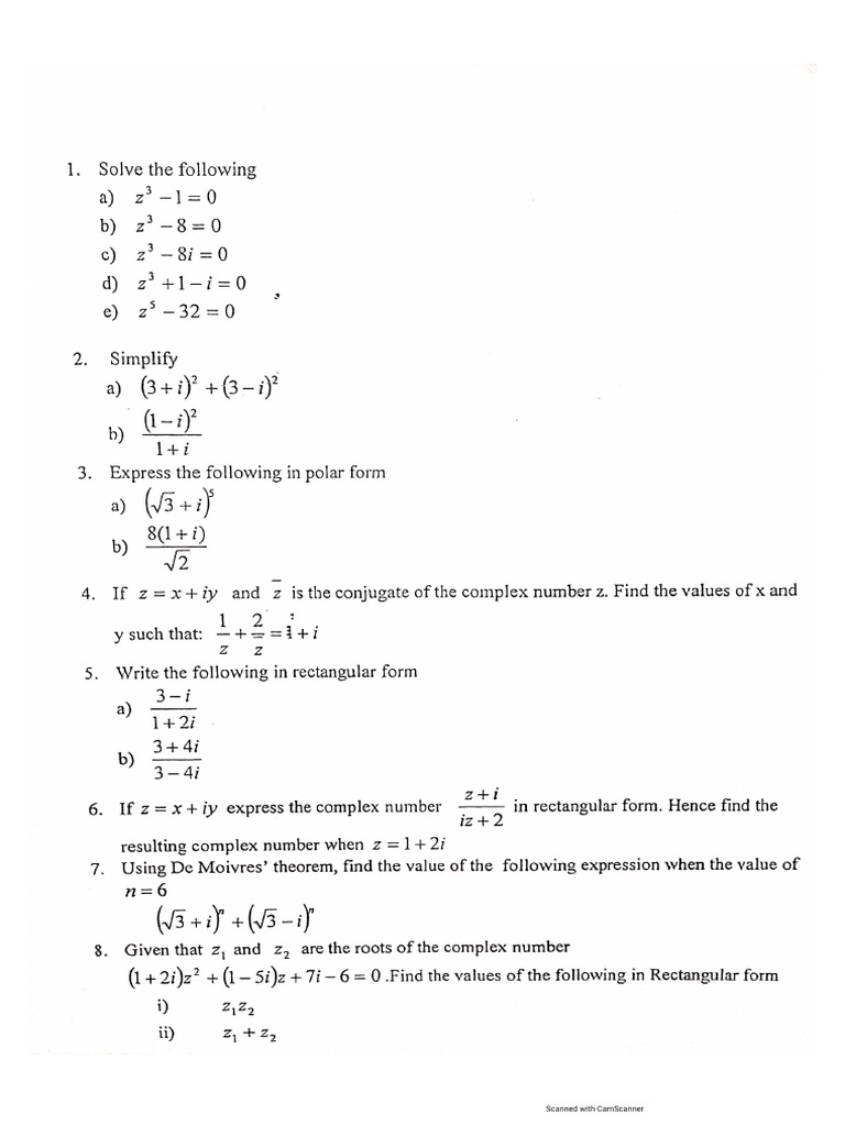 Tutorial Sheet 5 Pdf