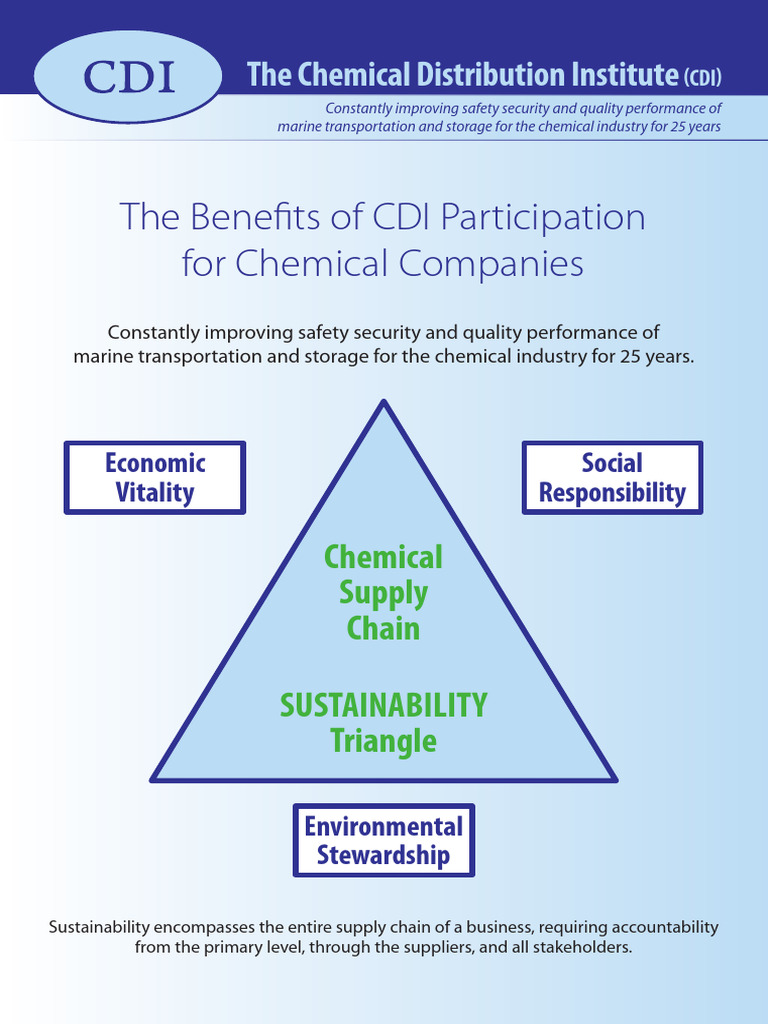 CDI-Benefits Chemical Companies | PDF | Supply Chain | Sustainability