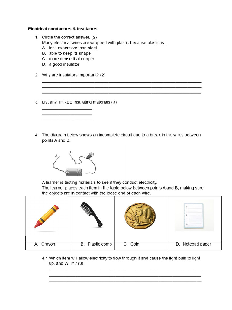 Understanding Electrical Conductors and Insulators | PDF