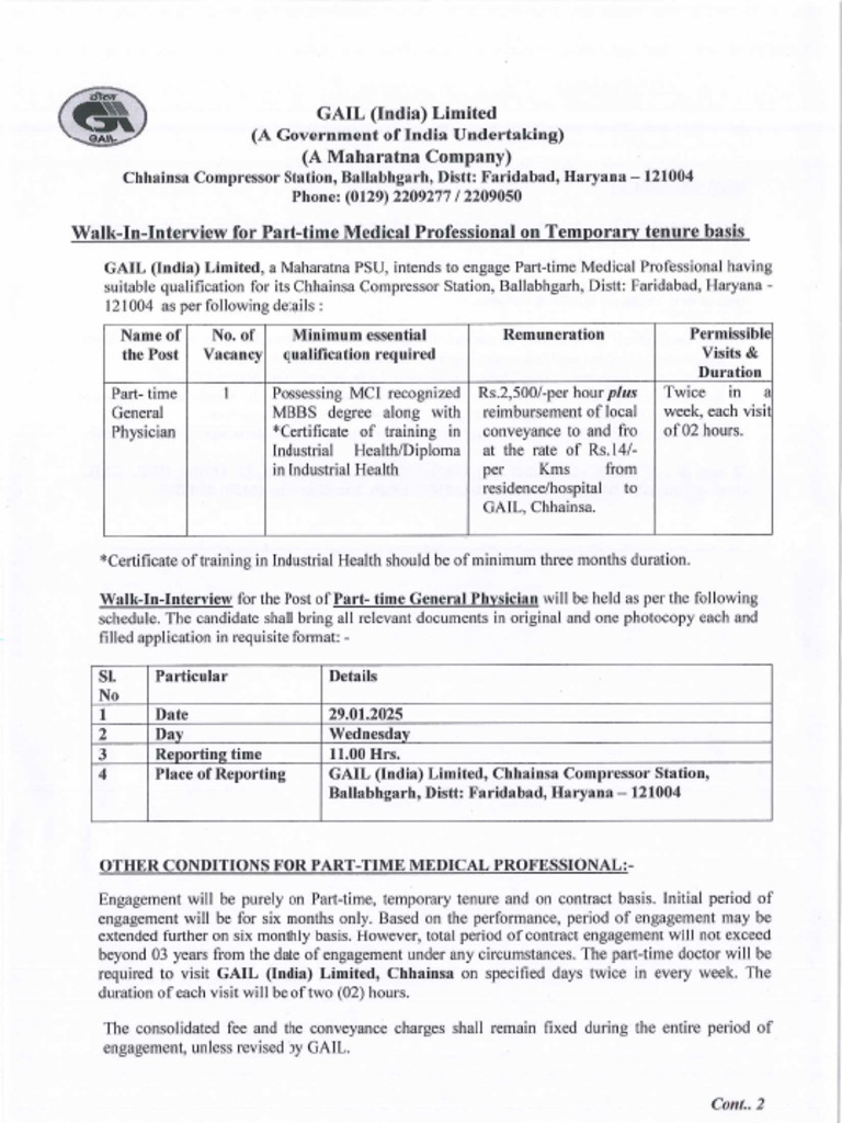 Detailed Advertisment For Website 24012025 | PDF