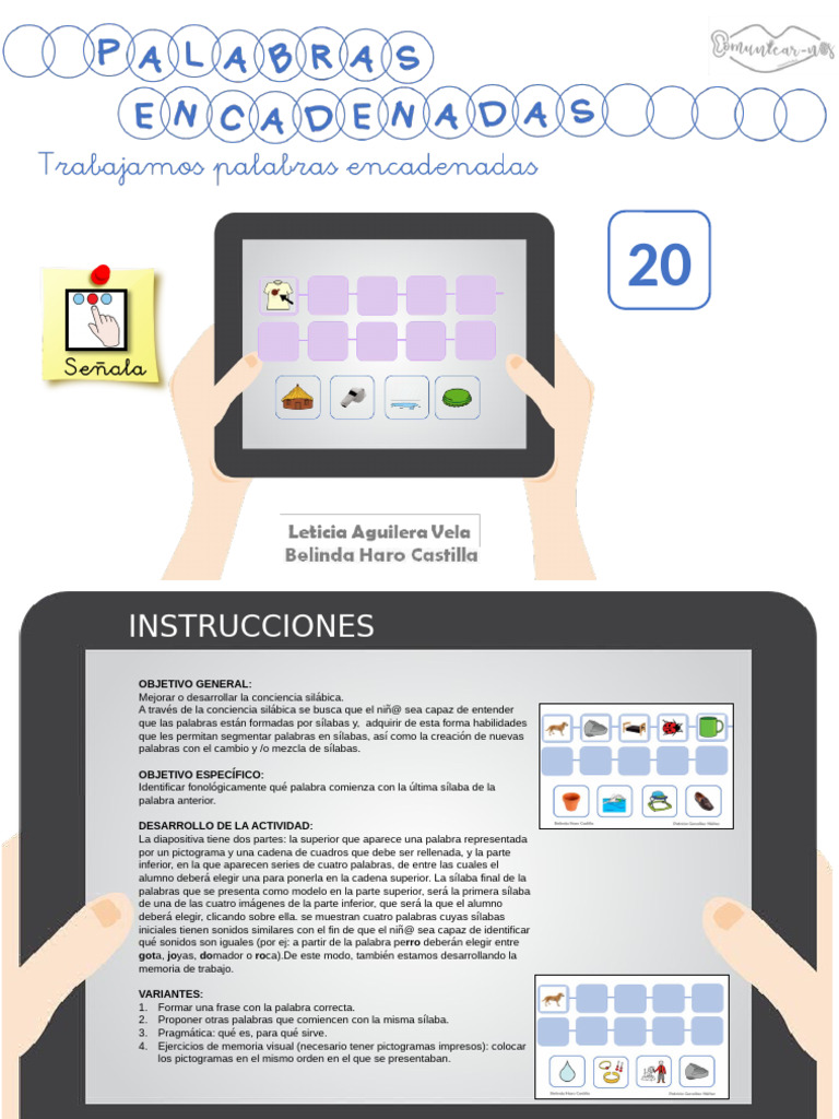 Cadena de 20 palabras encadenadas | PDF | Sílaba