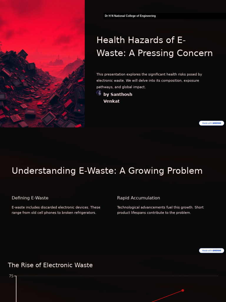 Health Hazards of E Waste A Pressing Concern | PDF | Electronic Waste ...
