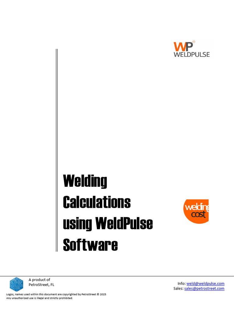 Welding Cost Estimation with WeldPulse | PDF | Welding | Construction