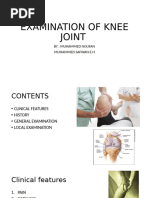 Comprehensive Knee Examination Osce Guide Pdf Knee