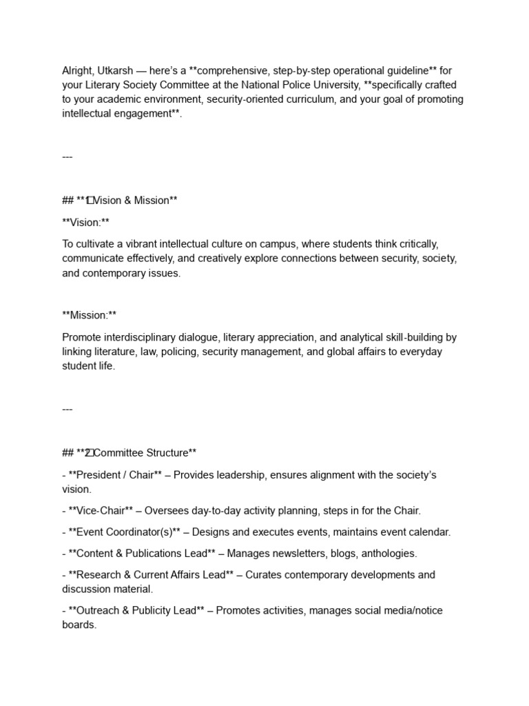 Lit Soc Guidelines | PDF | Critical Thinking