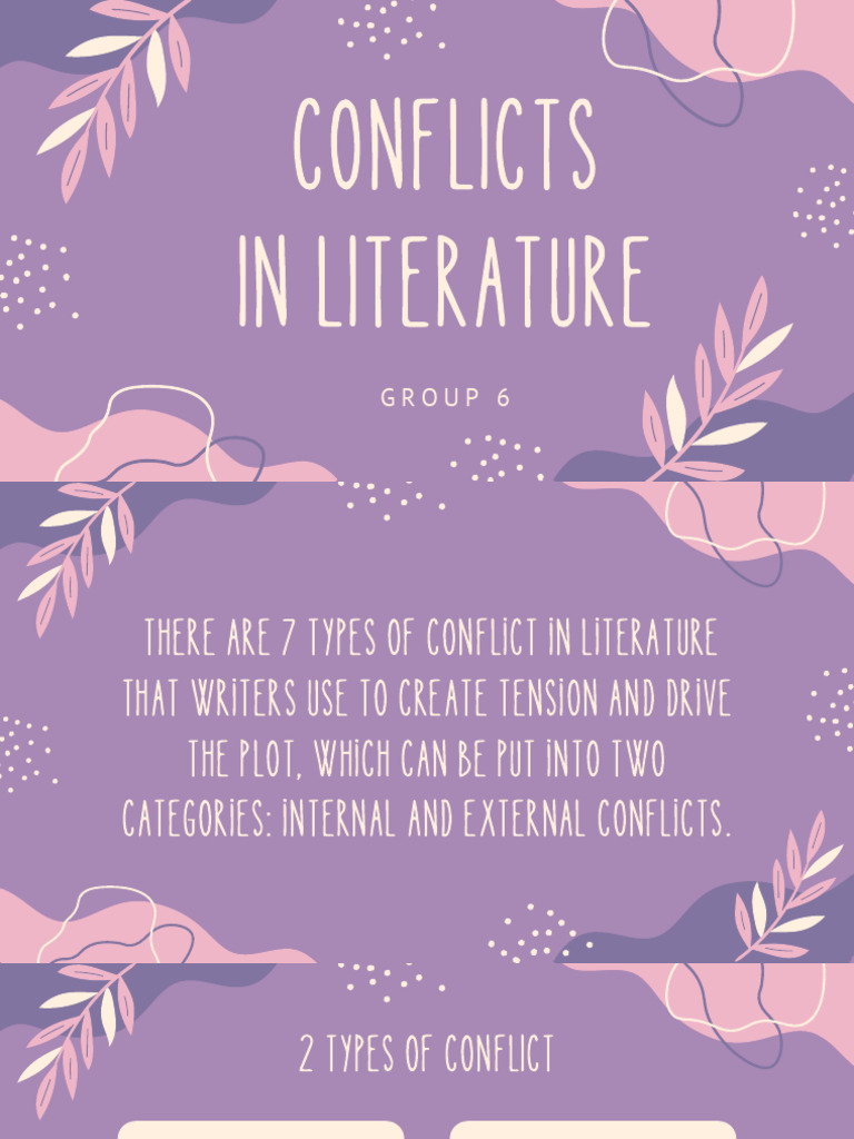 Conflicts in Literature G6 | PDF