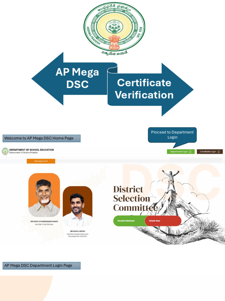 DSC Certificate Verification Process | PDF