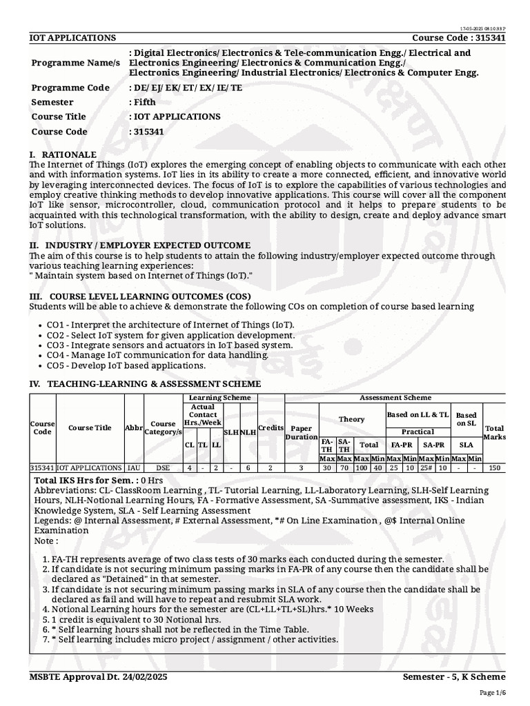 Iot Applications | PDF | Internet Of Things | Actuator