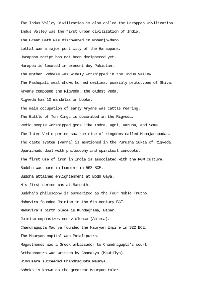 Overview of Ancient Indian Civilizations | PDF | Ashoka