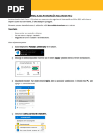Manual MFA (Doble Factor de Autenticación) | PDF | Microsoft Office | Autenticación