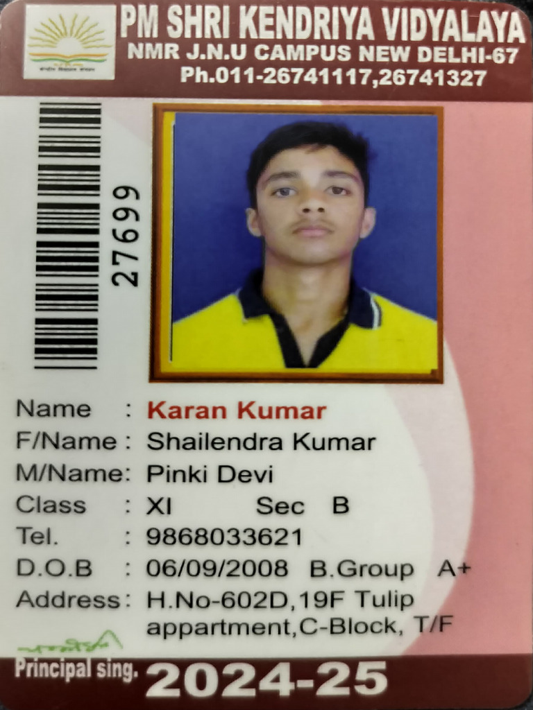 Id Card Karan | PDF