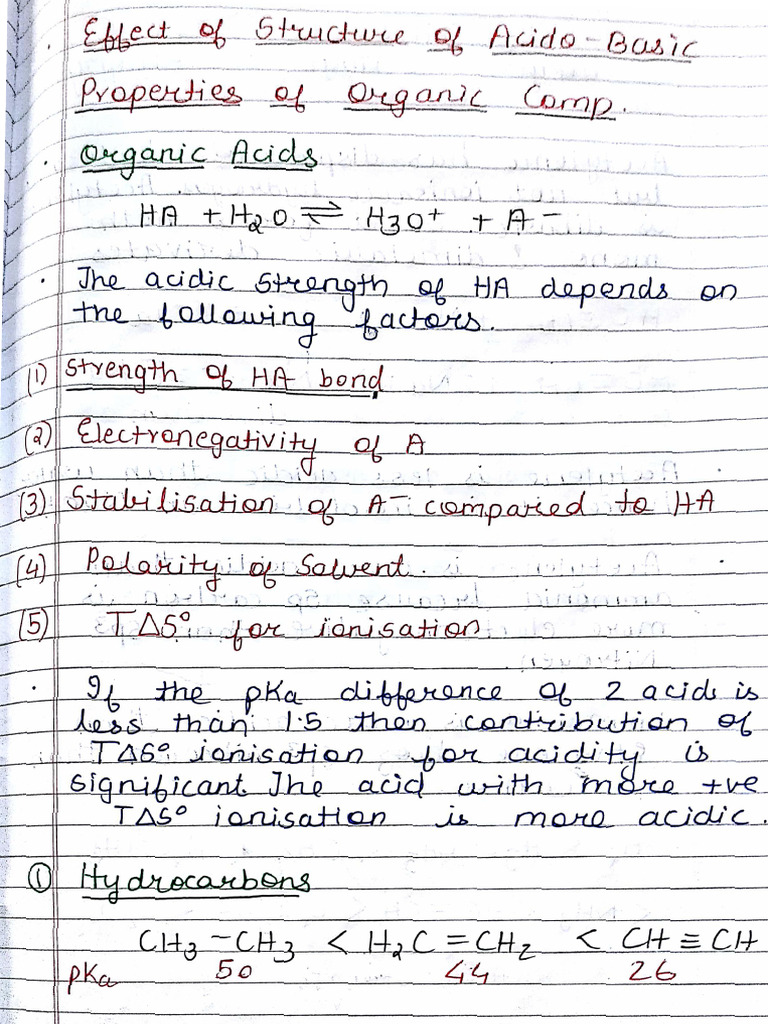 1.goc-1 Acidic and Basic Nature | PDF