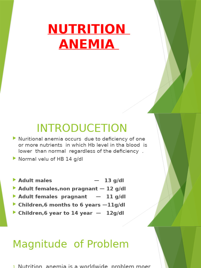 Nutritional Animia | PDF | Anemia | Medical Specialties
