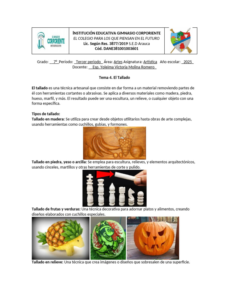 El Tallado | PDF | Escultura