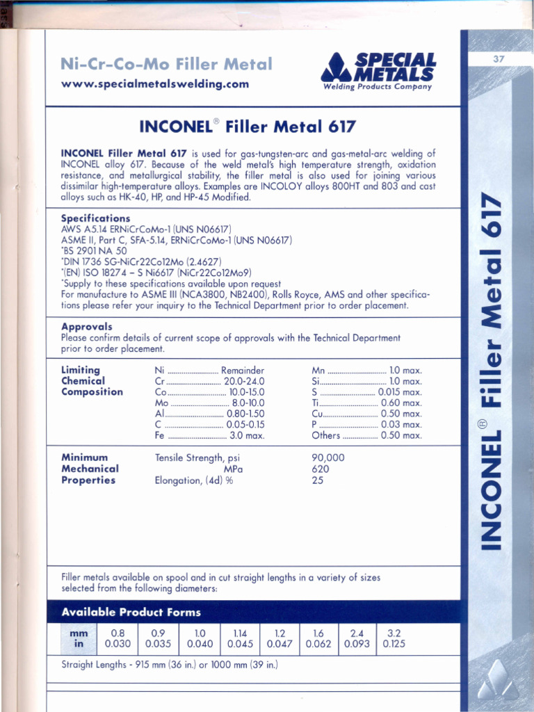 Inconel 617 | PDF