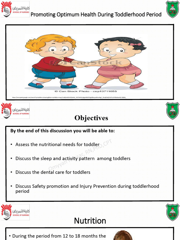 Toddler Health Promotion Week 8 PDF1 | PDF | Dentistry | Nutrition