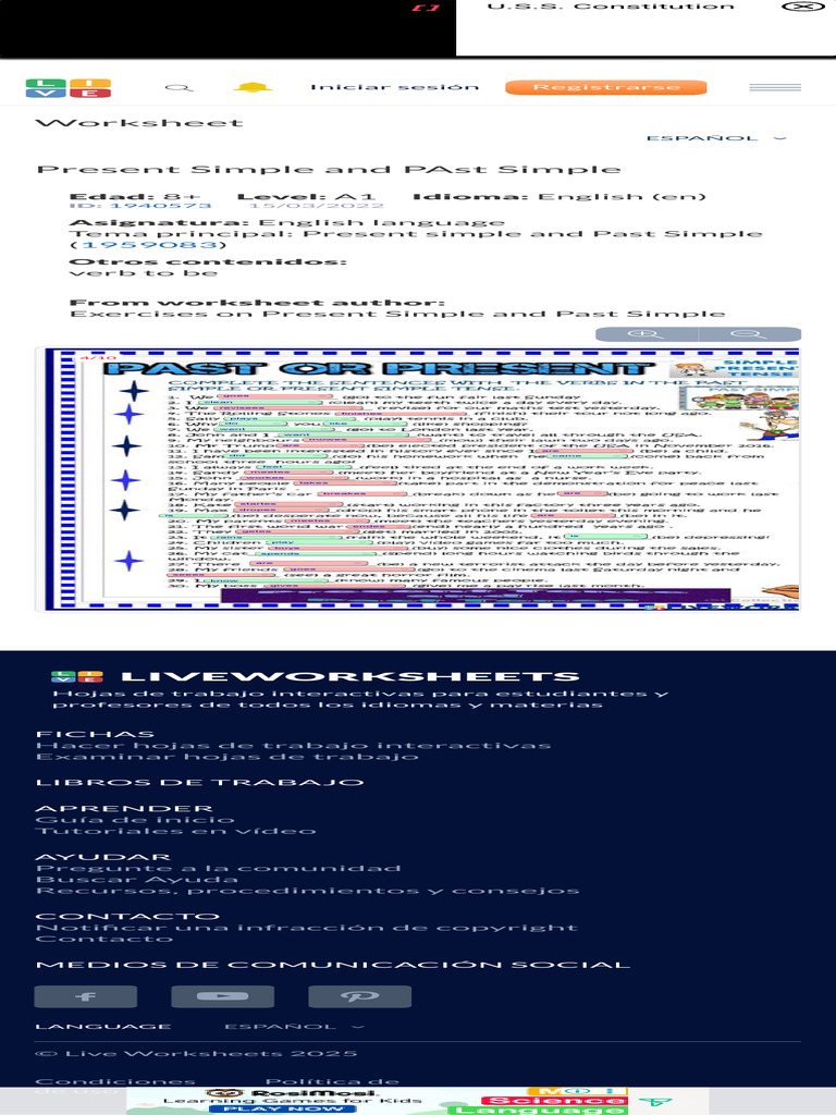 Worksheet LiveWorksheets | PDF