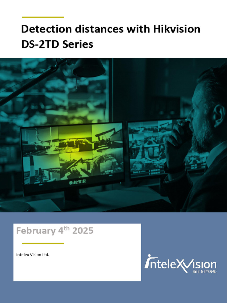Hikvision DS-2TD Detection Ranges | PDF | Camera | Electromagnetic ...