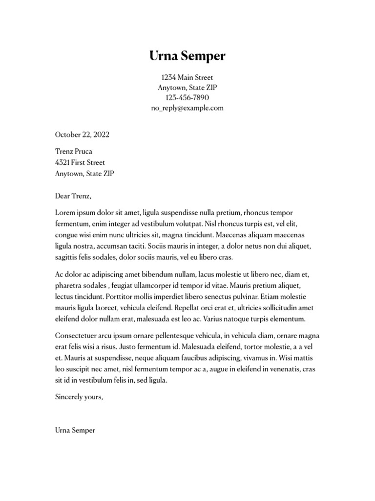 Classic Letter | PDF