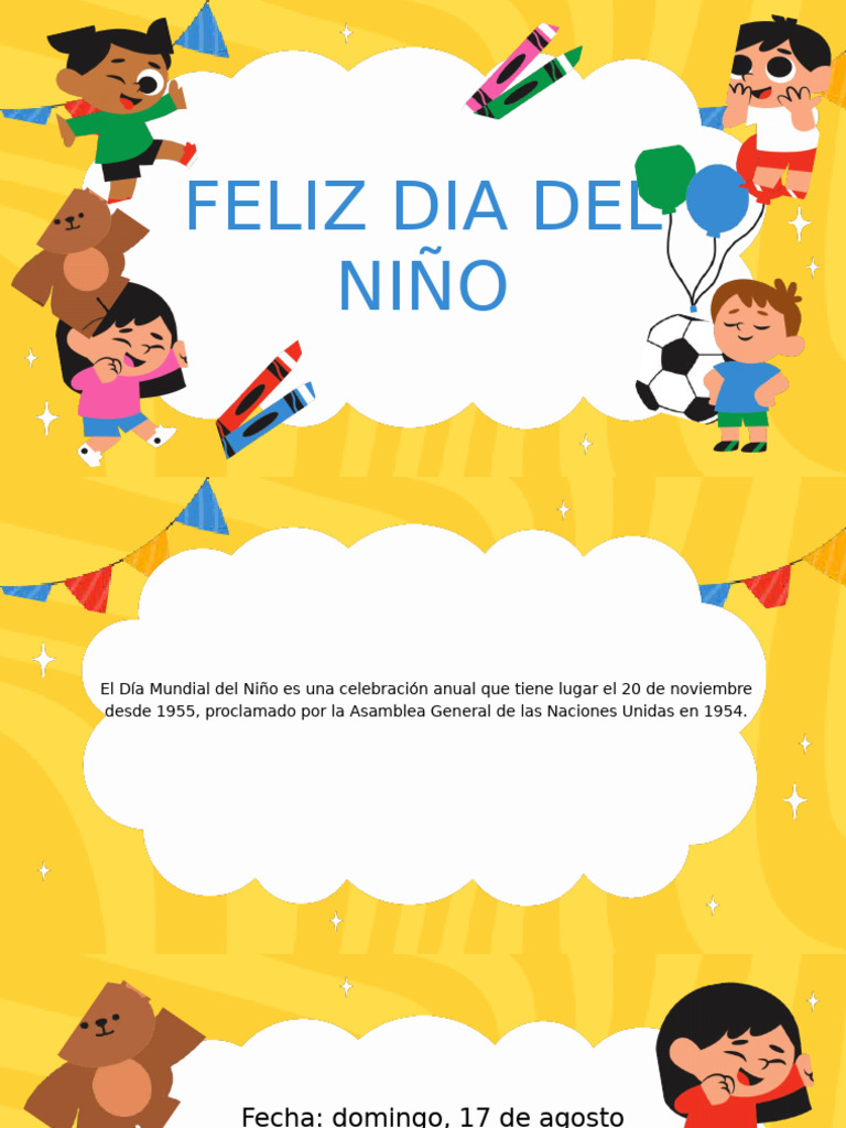 ¿Por qué se celebra el Día del Niño? | PDF | Perú