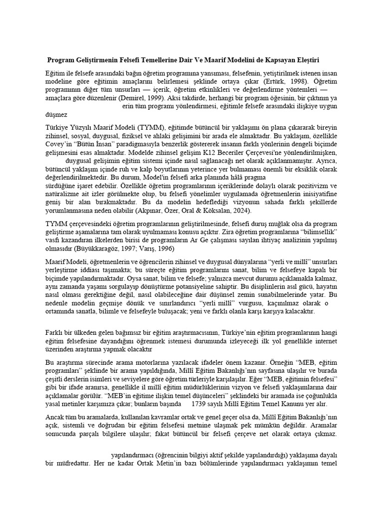 Felsefi Temellee Son | PDF