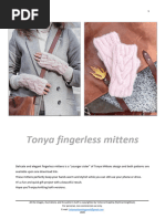 Newfie Mittens: Pattern Notes | PDF | Knitting | Textiles