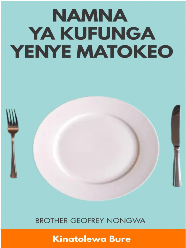 Namna Ya Kufunga Yenye Matokeo | PDF