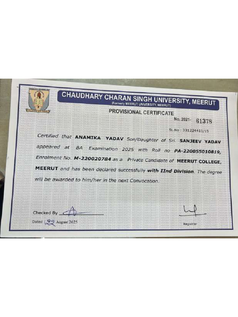 Bachelor Certificate Compressed | PDF